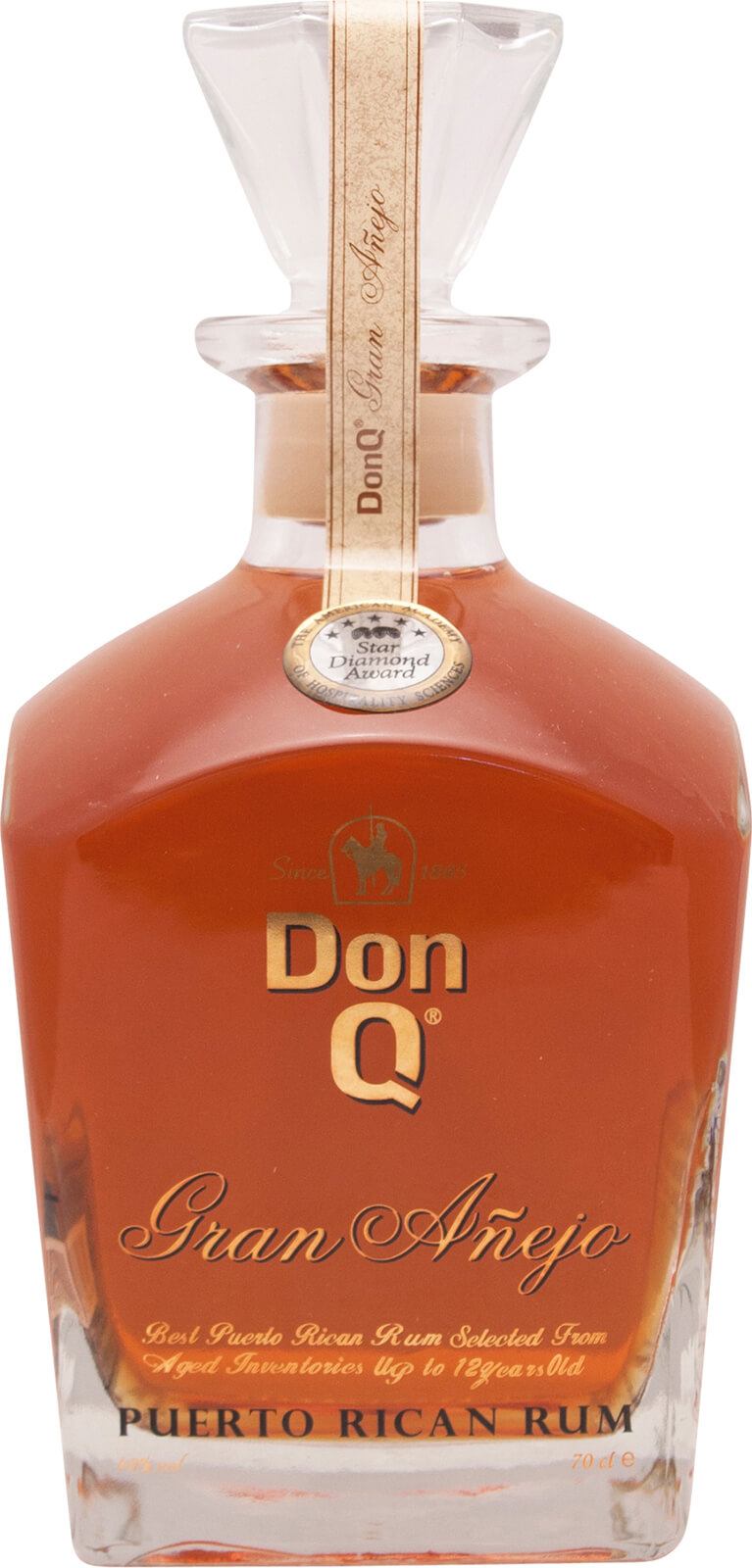 Don Q Gran Añejo Rum 0,7 Liter 40% Vol. hier kaufen.
