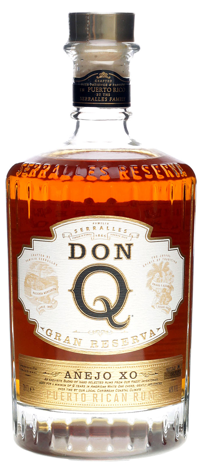 Don Q Anejo Rum, hervorragender mit zahlreichen Preisen