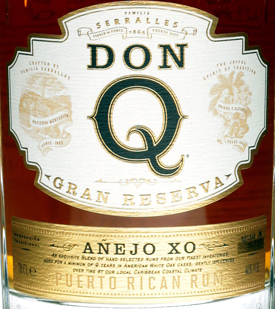 Don Q Anejo Rum, hervorragender mit zahlreichen Preisen