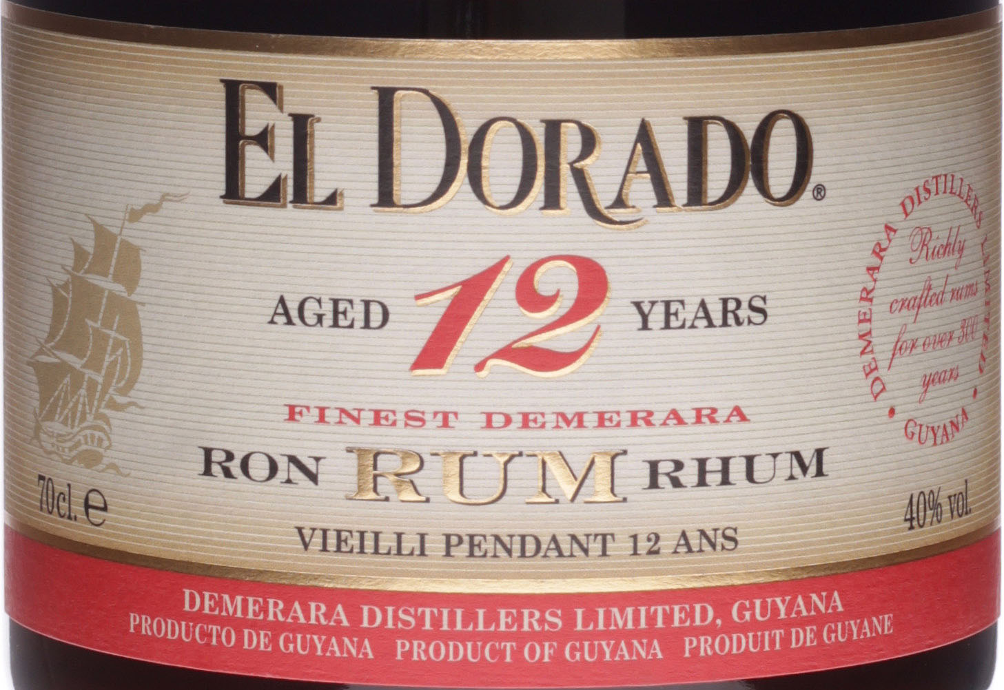 El Dorado Rum 12 Jahre in Geschenkbox mit Glas im Shop