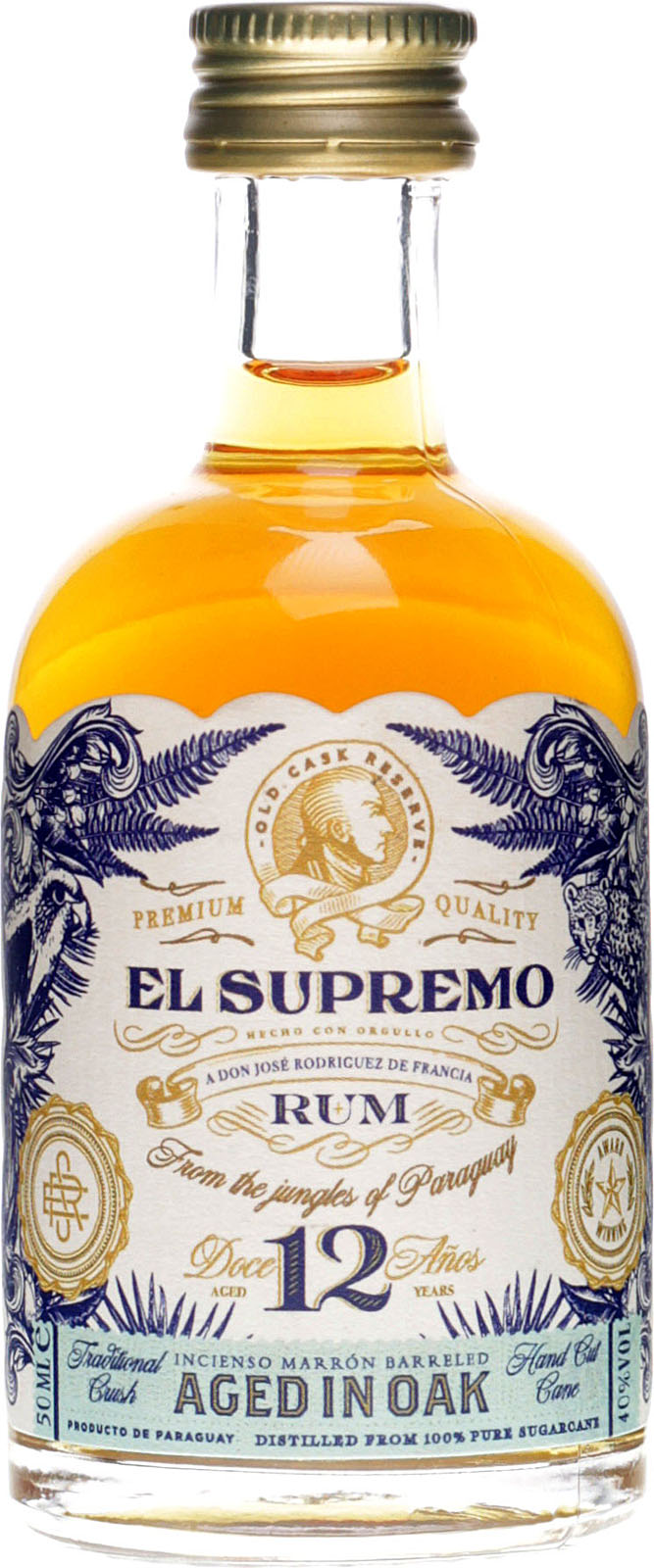 El Supremo Rum 12 Jahre Aged in Oak Miniatur kaufen