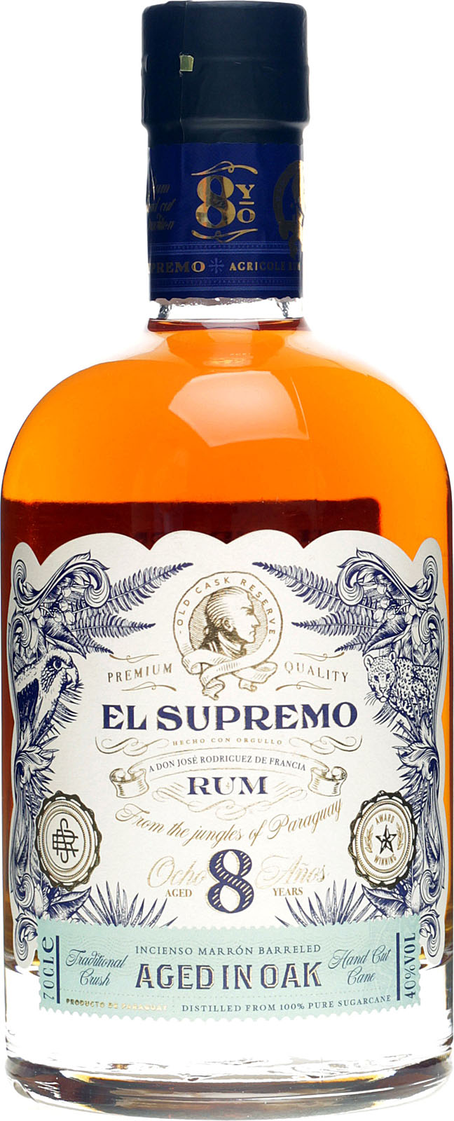 El Supremo Rum 8 Jahre Aged in Oak hier kaufen