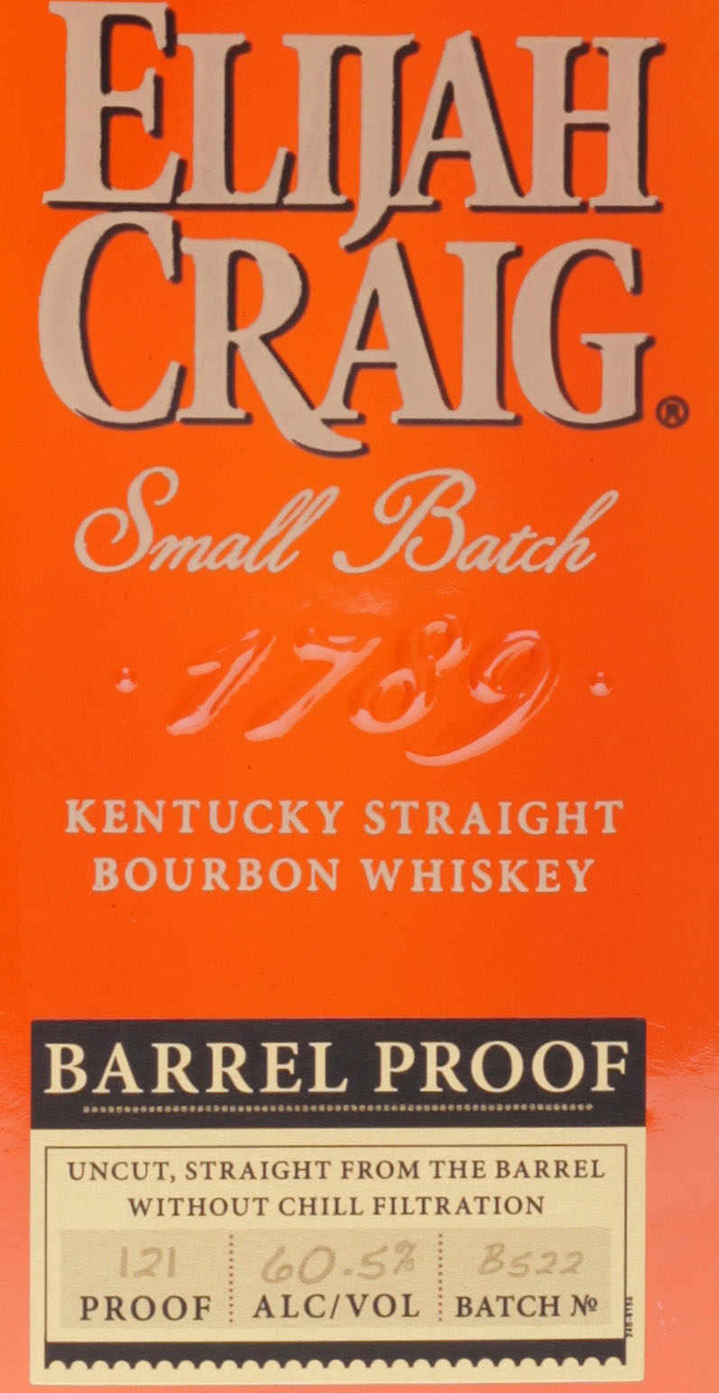 Elijah Craig Barrel Proof aus Bardstown Kentucky USA in