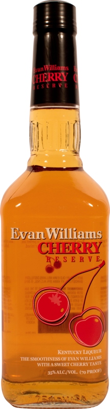 Evan Williams Cherry Reserve ist Whiskylikör aus den US