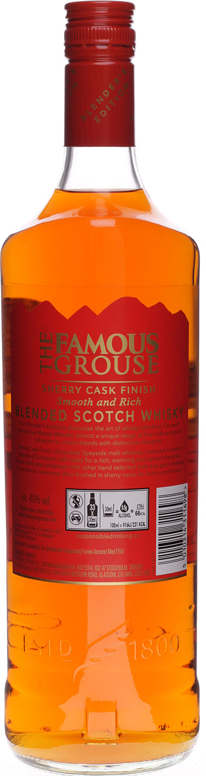 Famous Grouse Sherry Cask Finish 1,0 Liter - Blended Sc