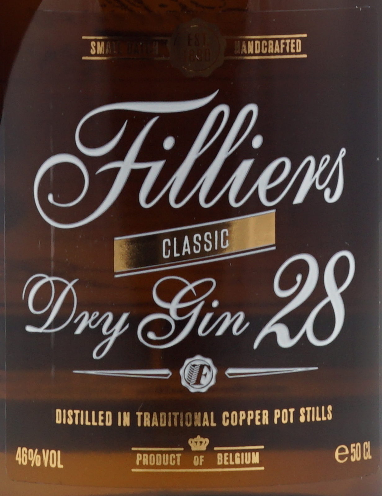Filliers Dry Premium Gin 28 0,5 Liter aus Belgien