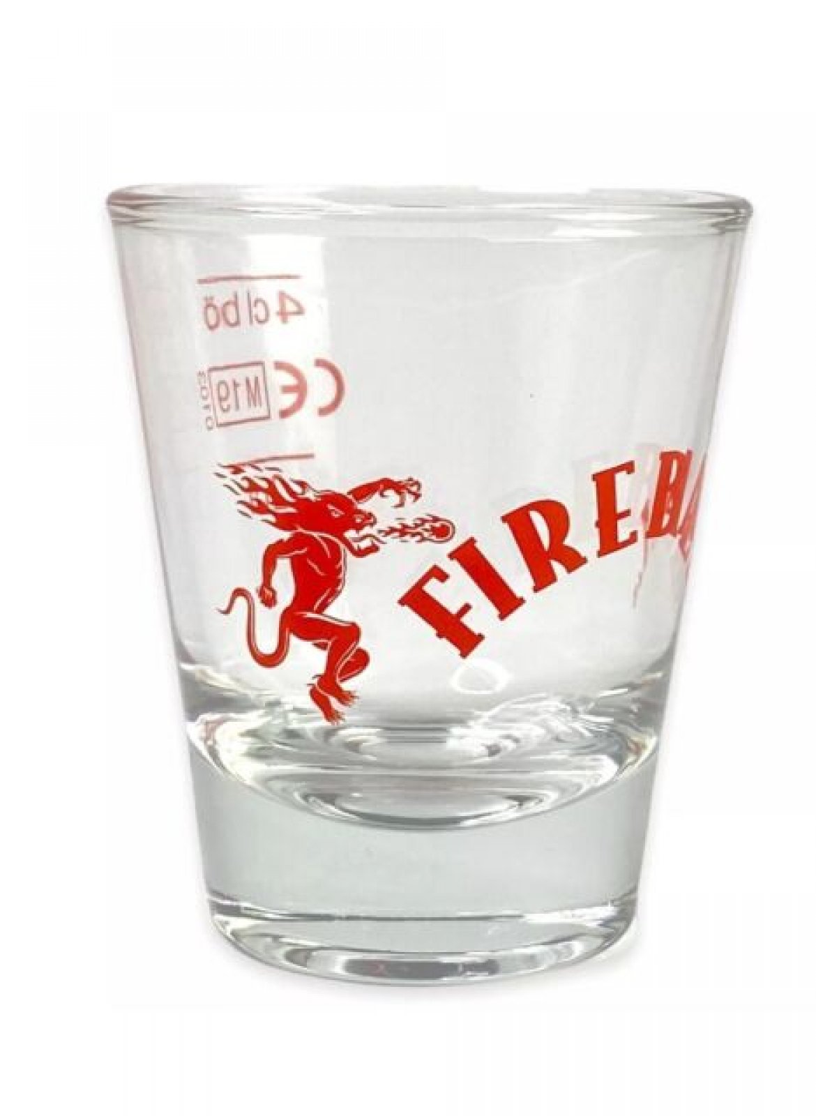 Das begehrte Fireball Whisky Shot Glas bei uns im Shop