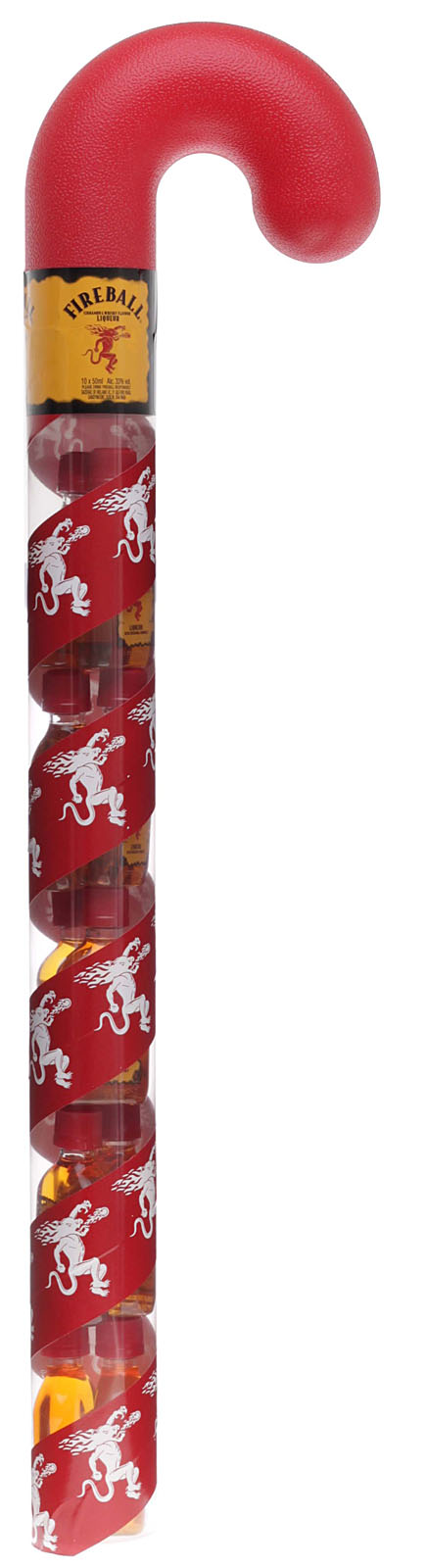 Fireball Whisky Zimt Likör Candy Cane 10 x 0,05 Liter