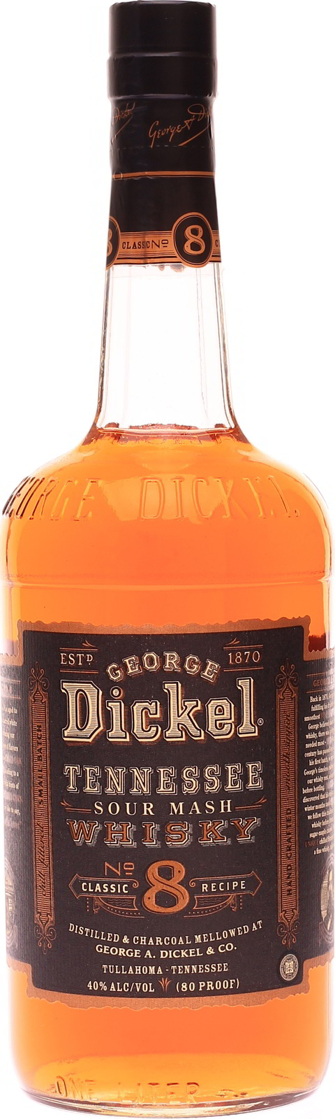George Dickel Black No. 8 seltener Whisky aus den USA