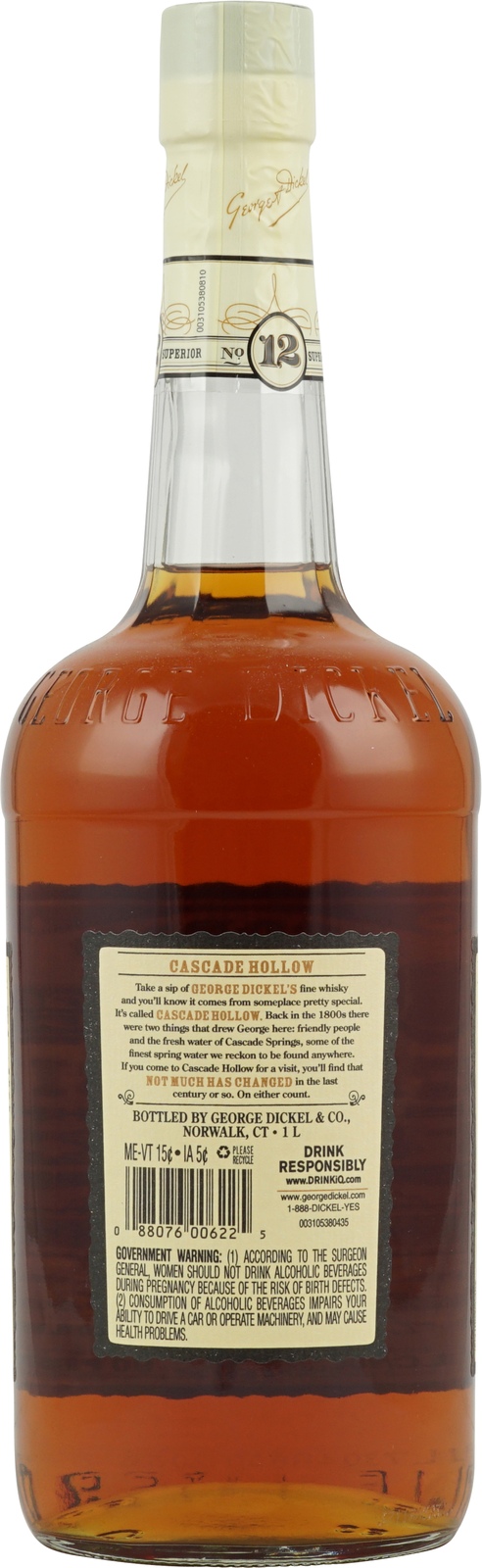 George Dickel No 12 1 Liter 45 % Vol. - Tennessee Whis