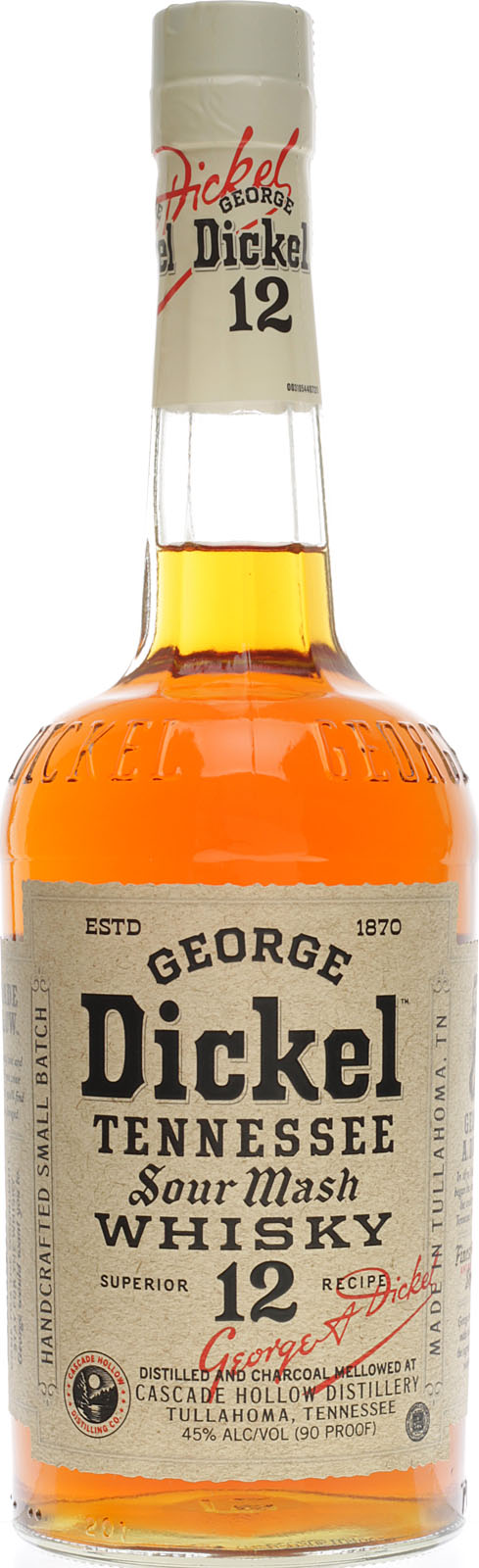 George Dickel No 12 - Tennessee Whisky