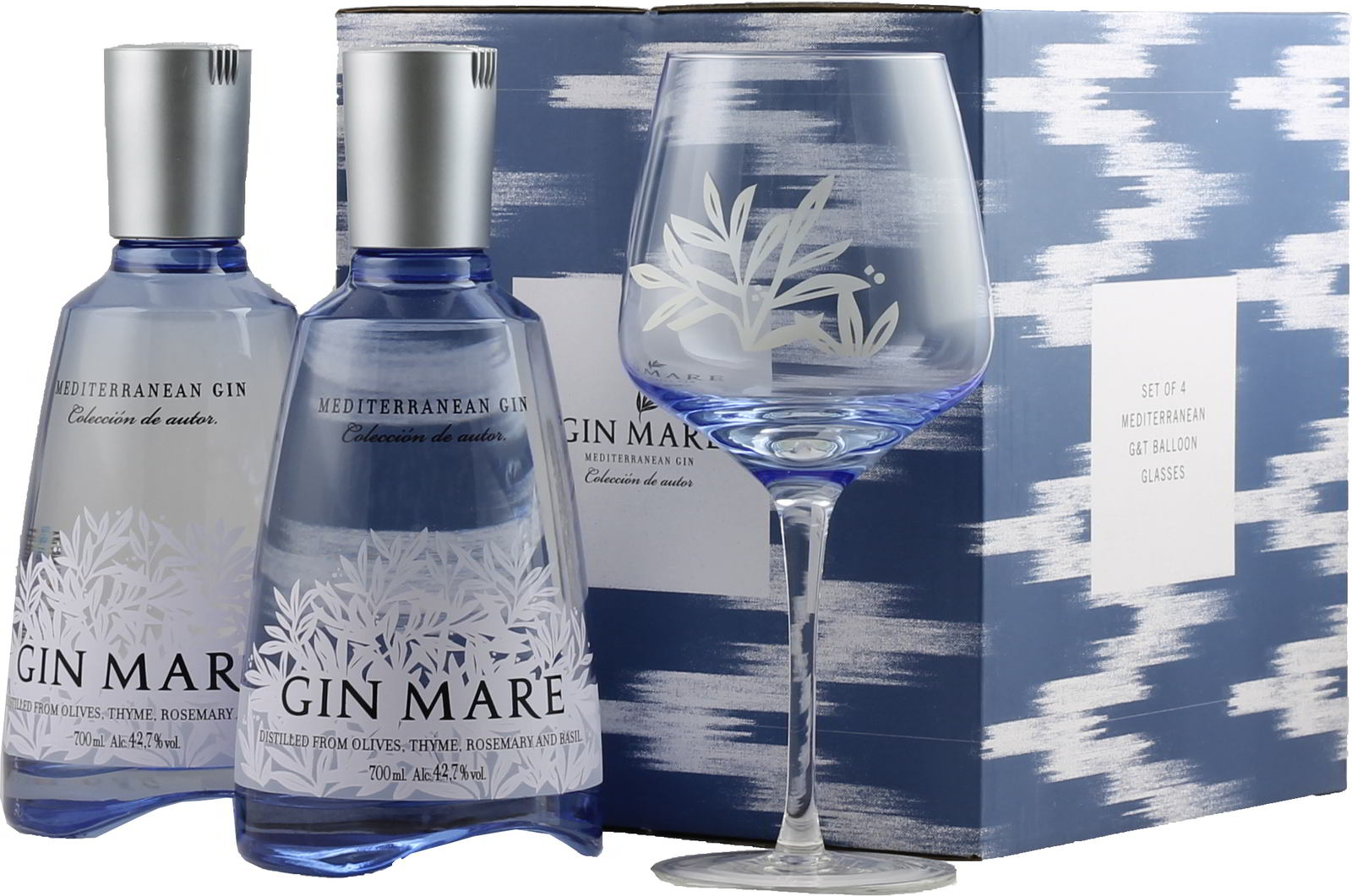 Gin Mare Geschenkset 2 x Gin Mare 0,7 Liter 42,7 % Vol.