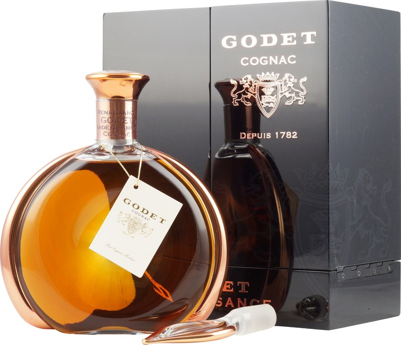 Godet Hors dAge Renaissance Cognac - Edelster Premium Cognac von Godet