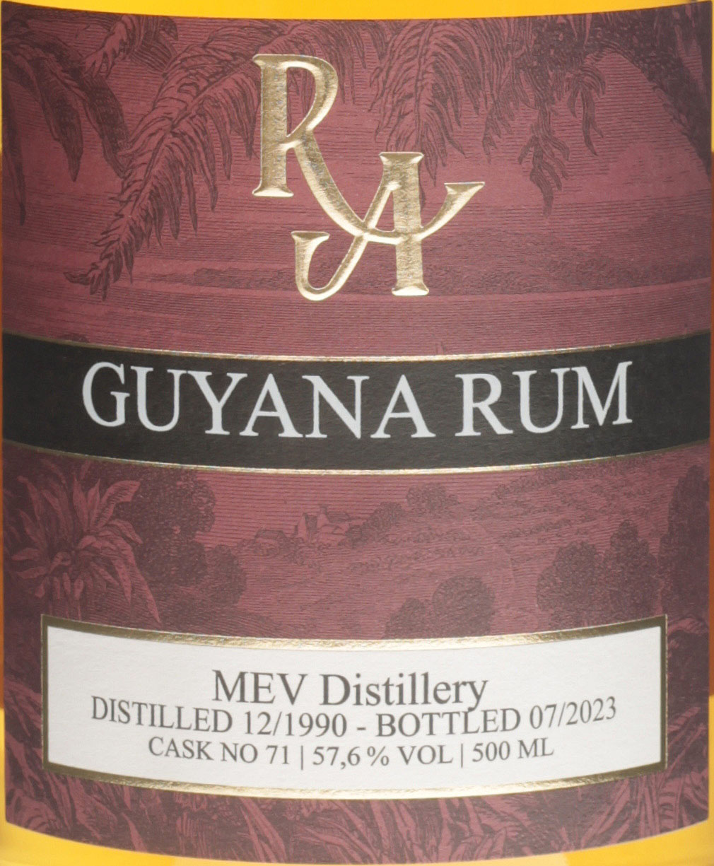 Guyana Rum MEV 1990 by Rum Artesanal hier kaufen