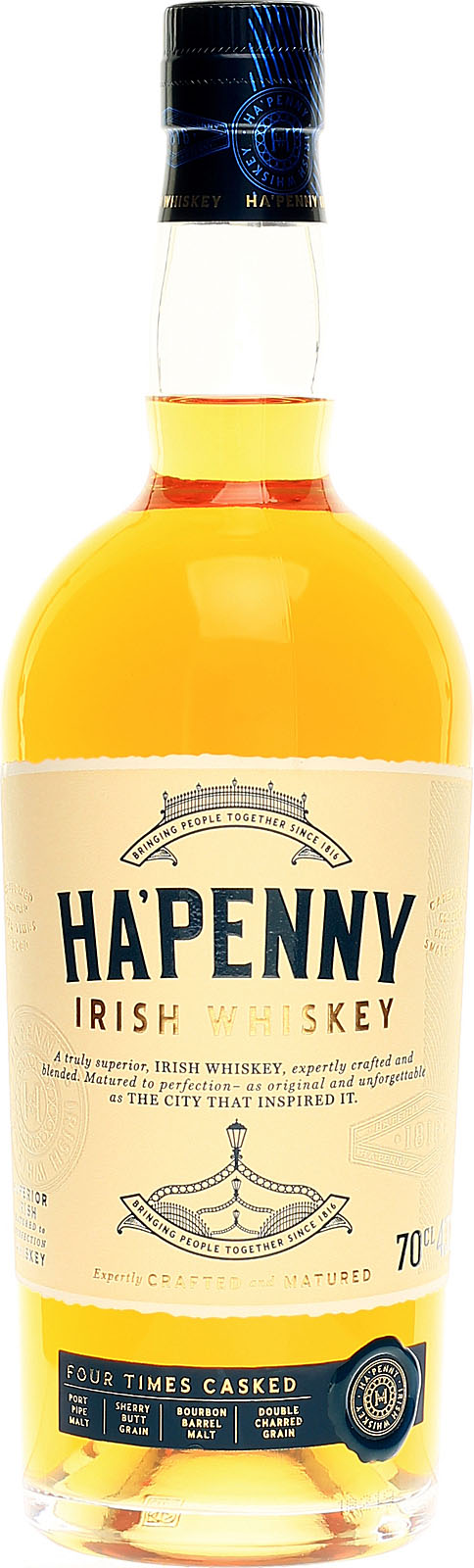 Ha Penny Irish Whiskey Four Cask, Irish Blended Whiske