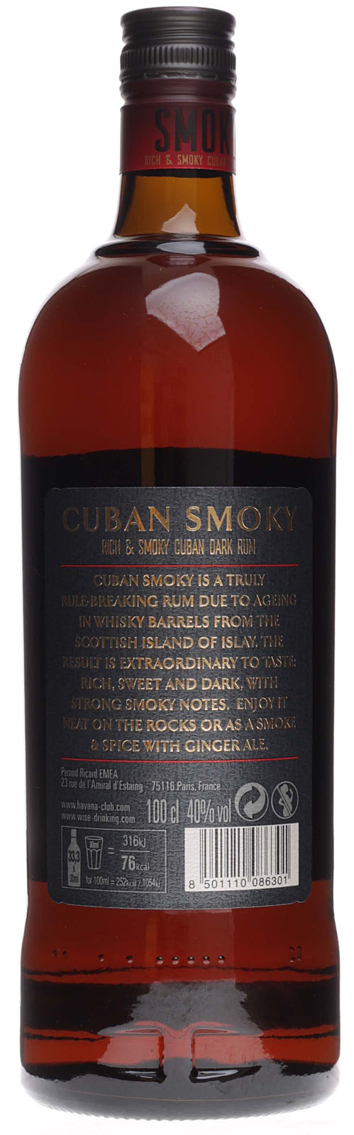 Havana Club Cuban Smokey Rum - 450 Rumsorten im Shop ka