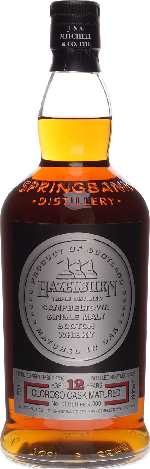 Hazelburn 12 Jahre Oloroso Cask Matured Release 2023 be