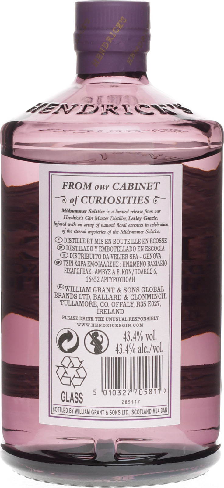 Hendrick´s Midsummer Solstice Gin, Limited Edition