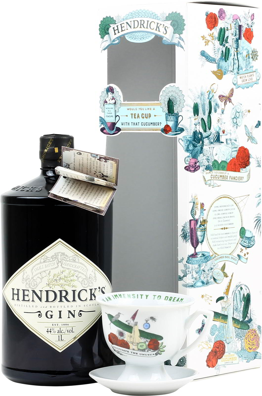 Hendricks Gin 1000 ml Tasse Set - Diesen tollen Gin gib