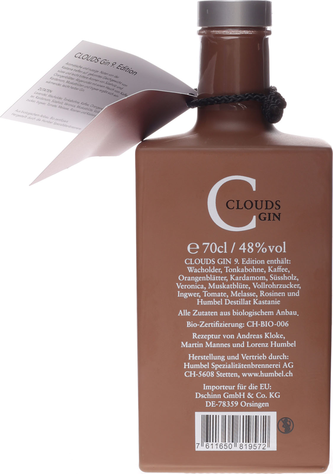 Humbel Clouds Gin Distillers Cut Limited Edition Nr. 9