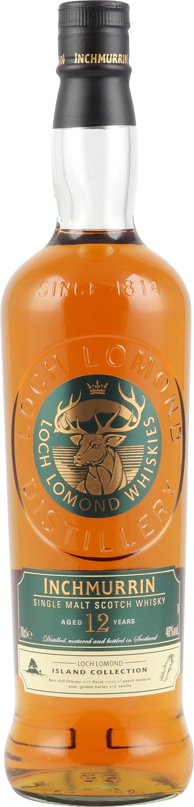 Inchmurrin 12 Jahre 0,7l mit 46% Vol. - mehr Whiskys be