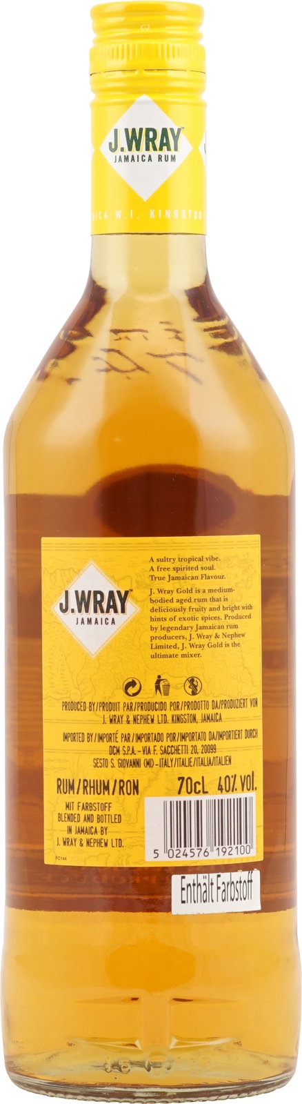 J. Wray Gold ist ein Rum aus Jamaika im Spirituosen und