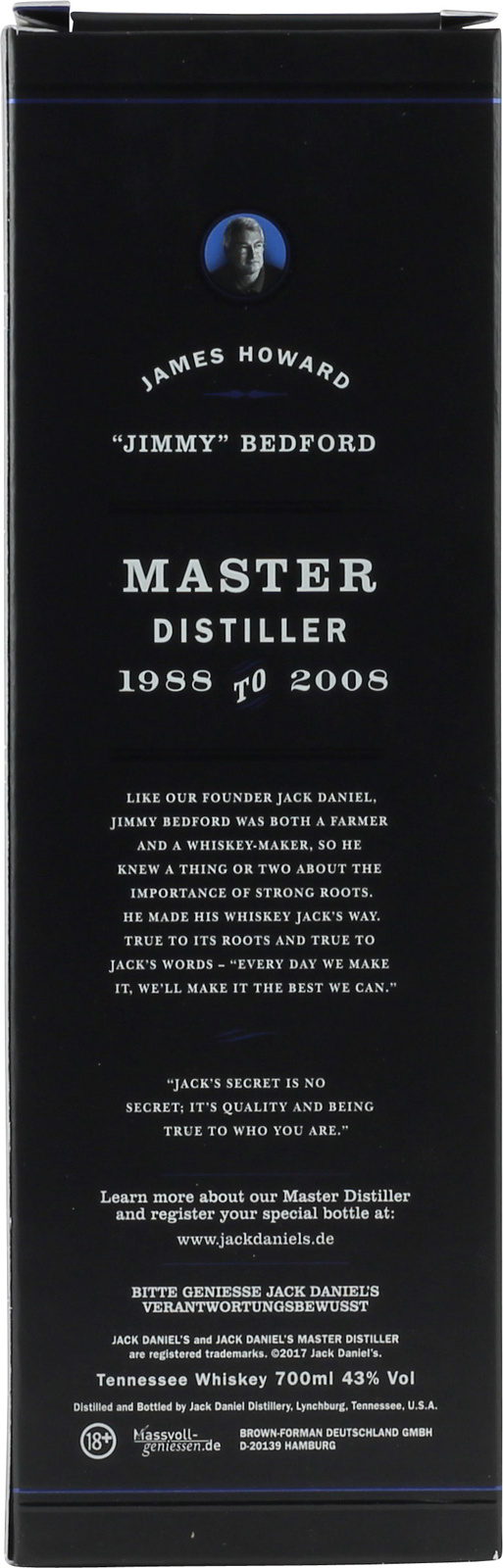Jack Daniels Master Distiller Series No. 6 0,7 Liter 43