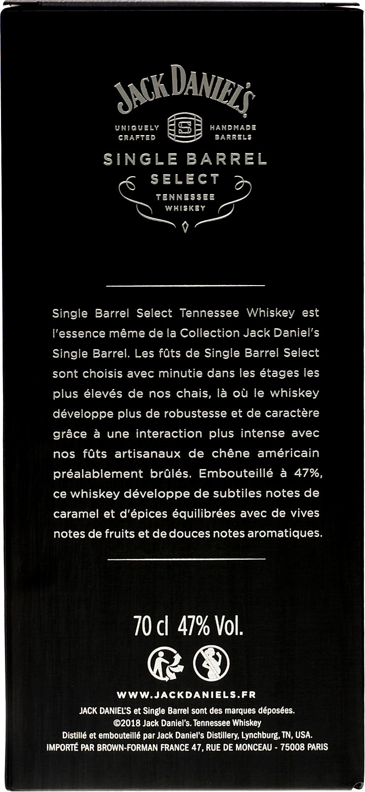 Jack Daniels Single Barrel 0,7 Liter 47 % Vol.