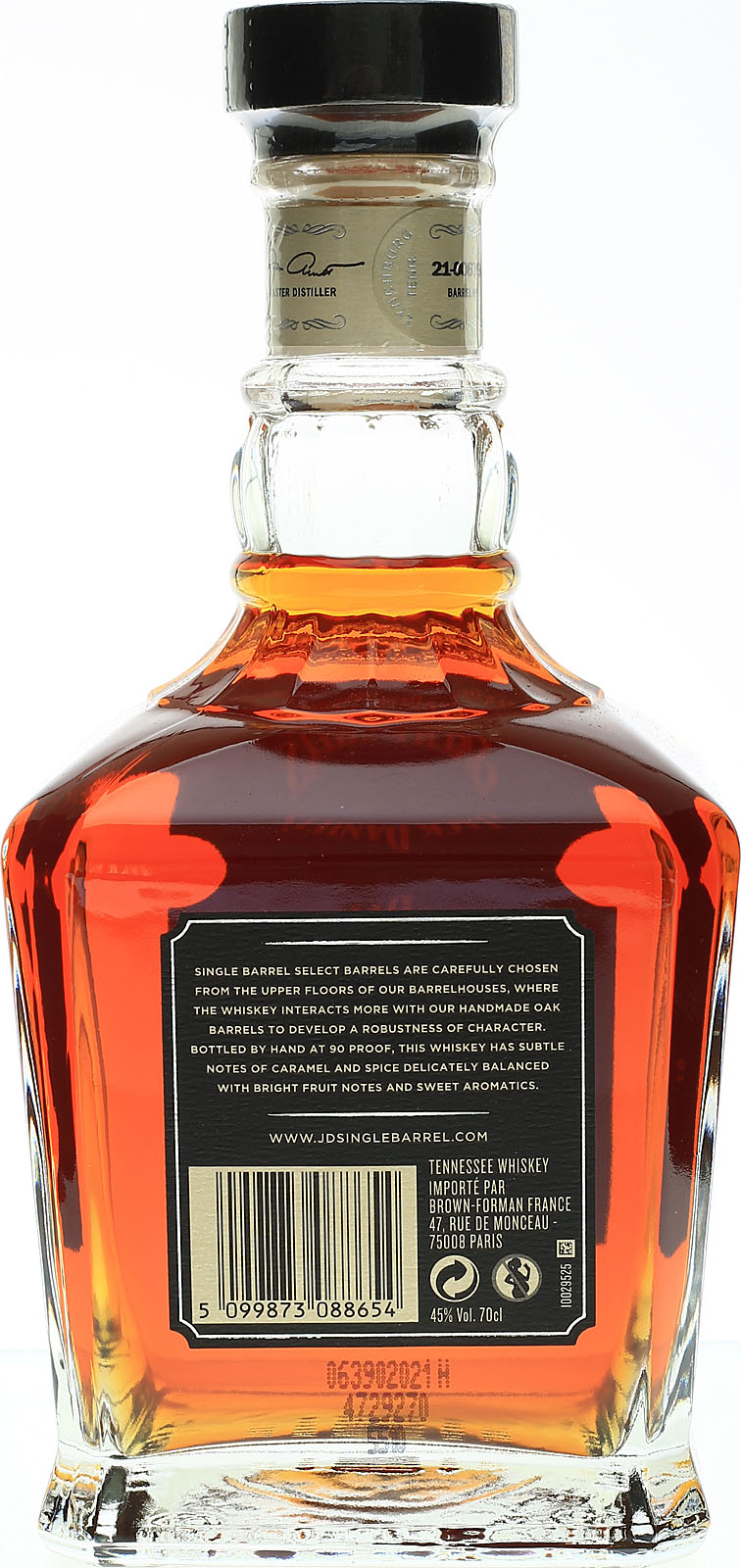 Jack Daniels Single Barrel Whiskey 0,7 L 45 % - 105 Bou