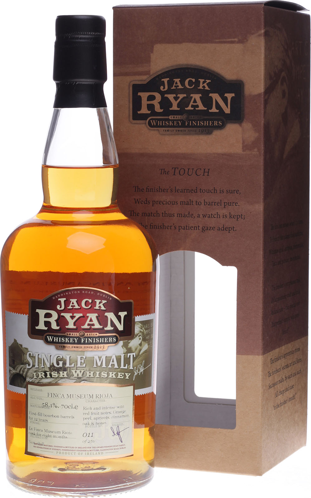 Jack Ryan 12 Jahre Old Finca Museum Rioja bei uns im Sh