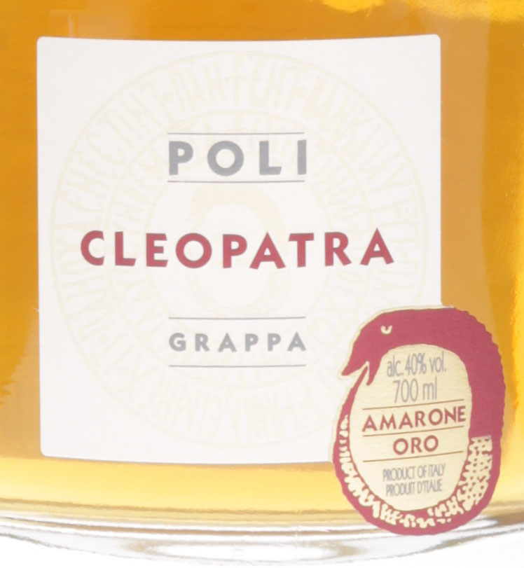 Jacopo Poli Grappa Cleopatra Amarone Oro bei uns im Sho
