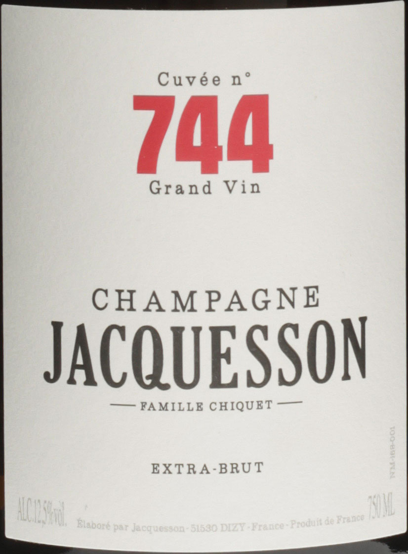 Jacquesson Champagne Cuvee 744 Extra Brut 0,75 Liter 12