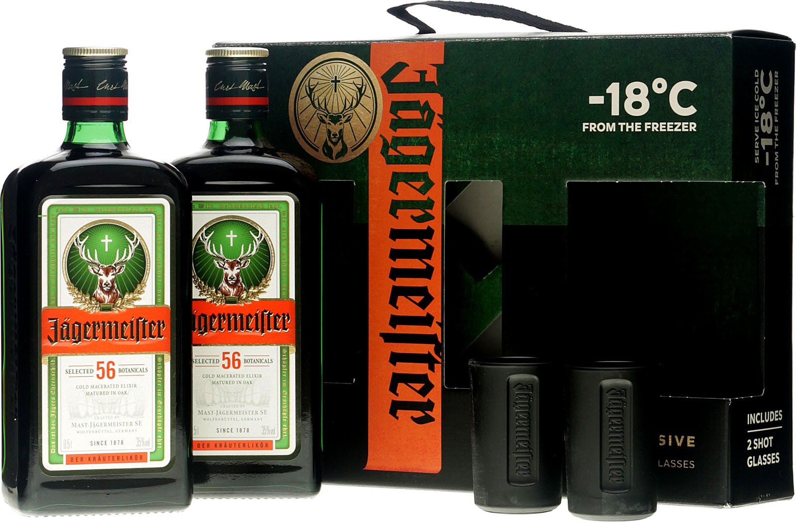 Jägermeister Geschenkset mit 2 Shot Gläsern kaufen