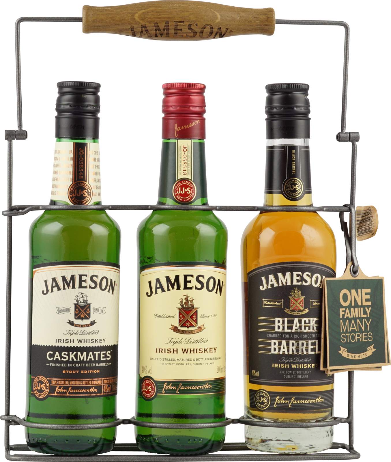 Jameson Whiskey Set mit Black Barrel, Jameson Classic u