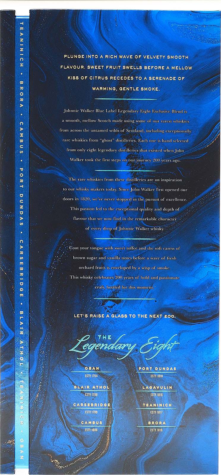 Johnnie Walker Blue Label Ghost & Rare Legendary Eight,