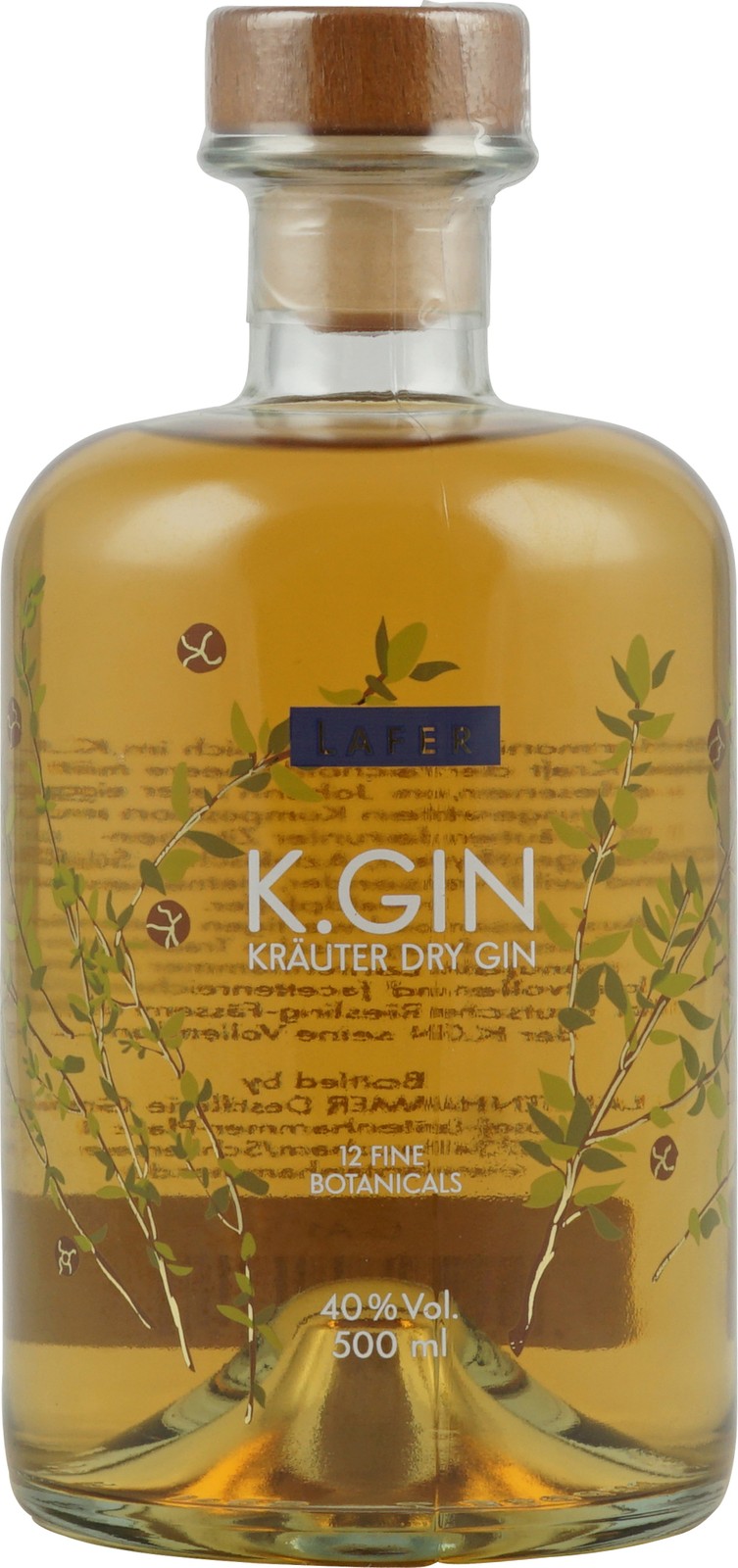 K.Gin Kräuter Dry Gin 0,5 Liter 40 % Vol. online kaufen