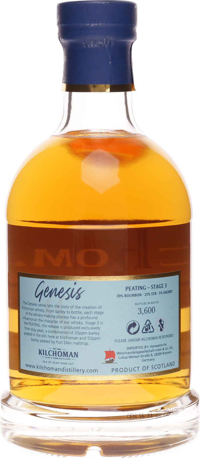 Kilchoman Genesis Stage 3 - Der Single Malt Whisky für