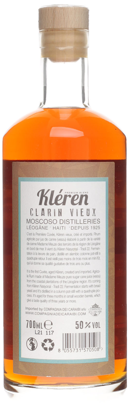 Kleren Rum Vieux Cuvee günstig und schnell bei uns im S