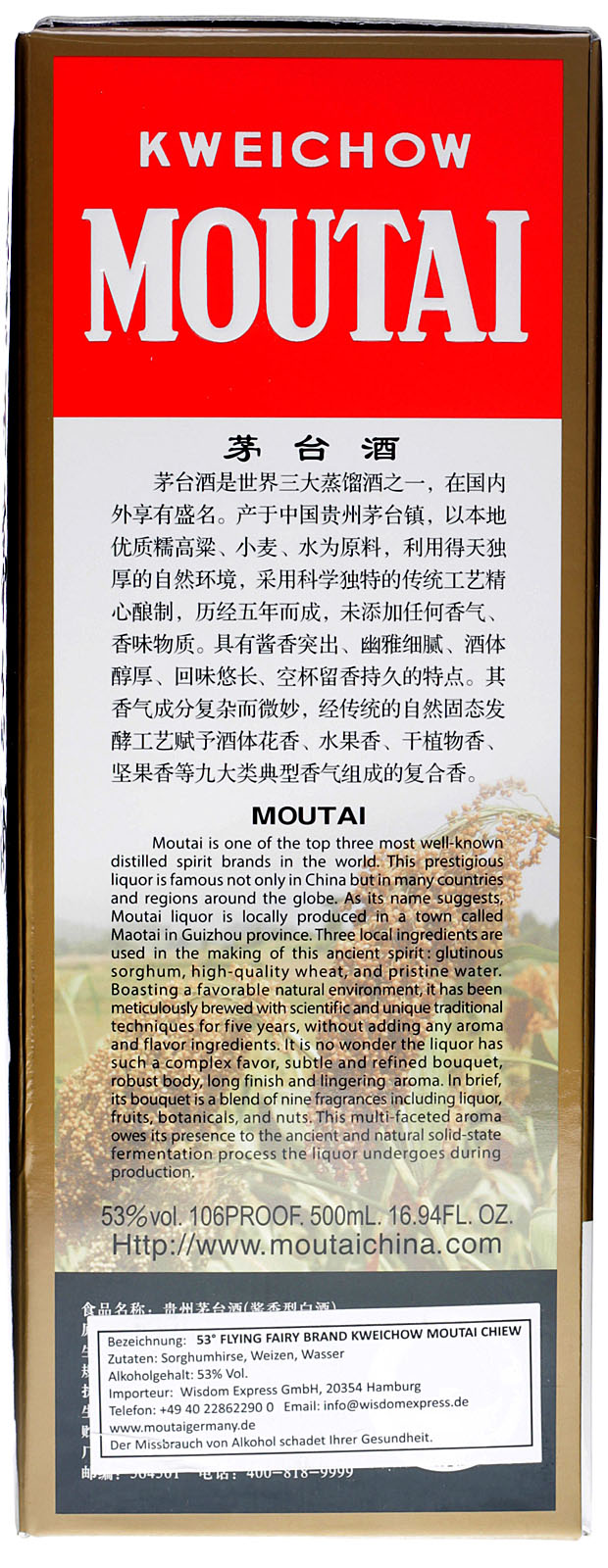 Kweichow Moutai Flying Fairy im Shop kaufen.