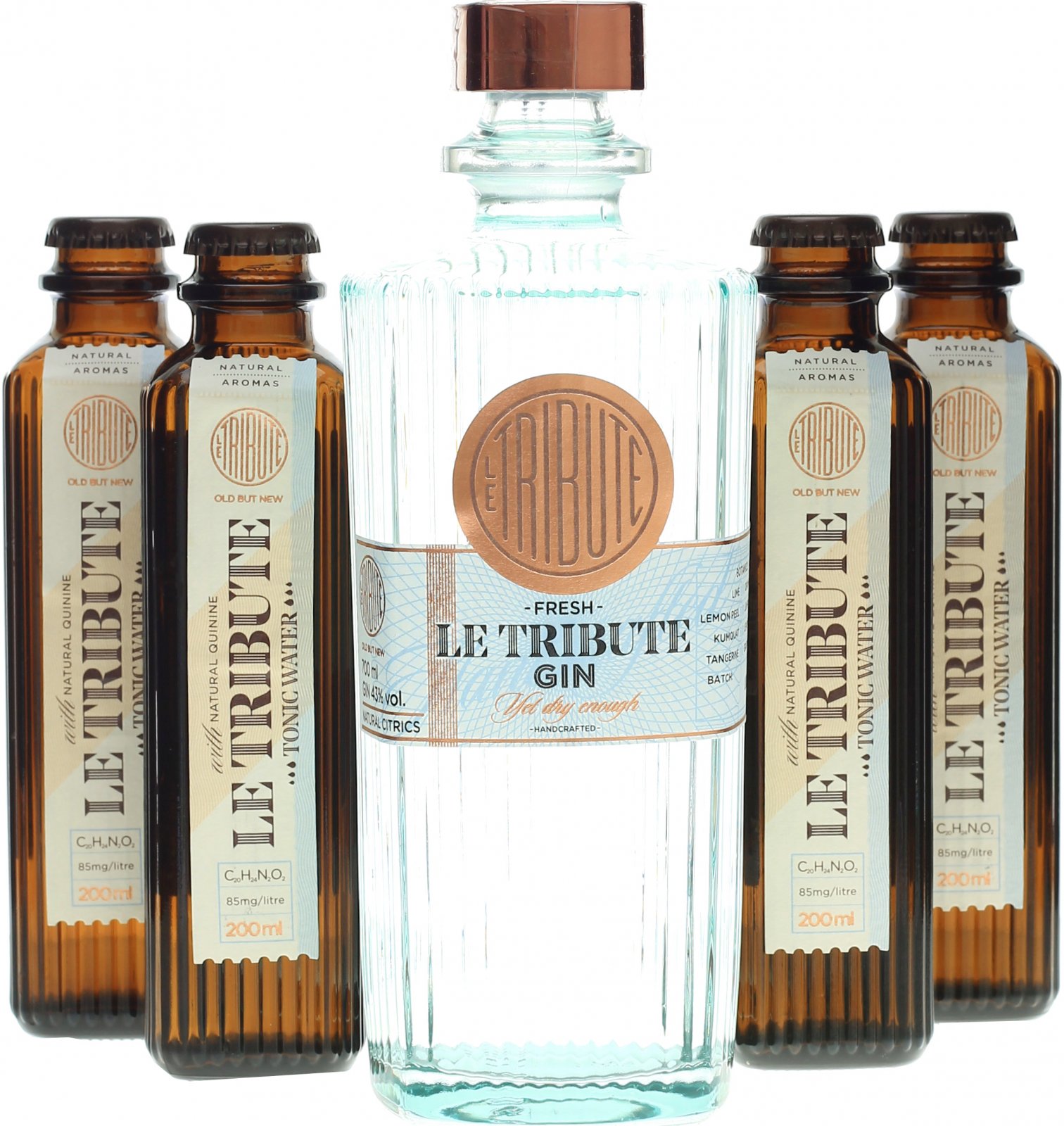 Le Tribute Gin aus Spanien - Set mit Tonic