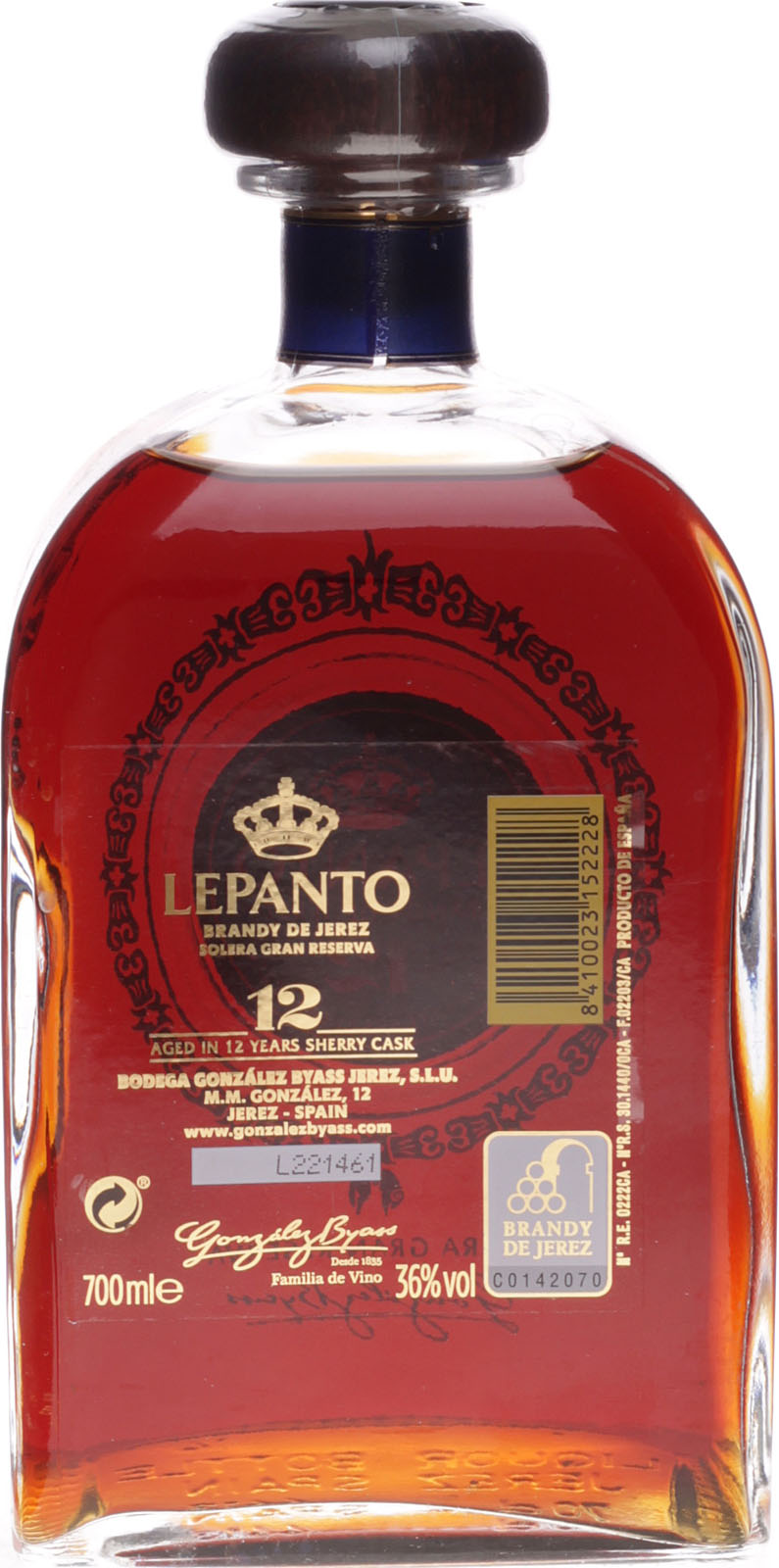 Lepanto Brandy Gran Solera
