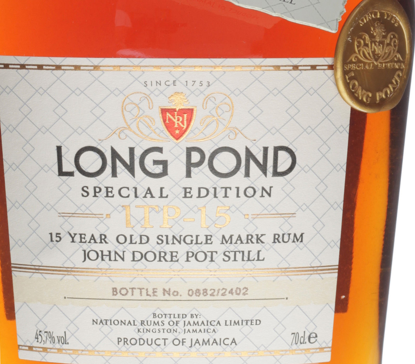 Long Pond 15 Jahre ITP Single Mark Rum Special Edition