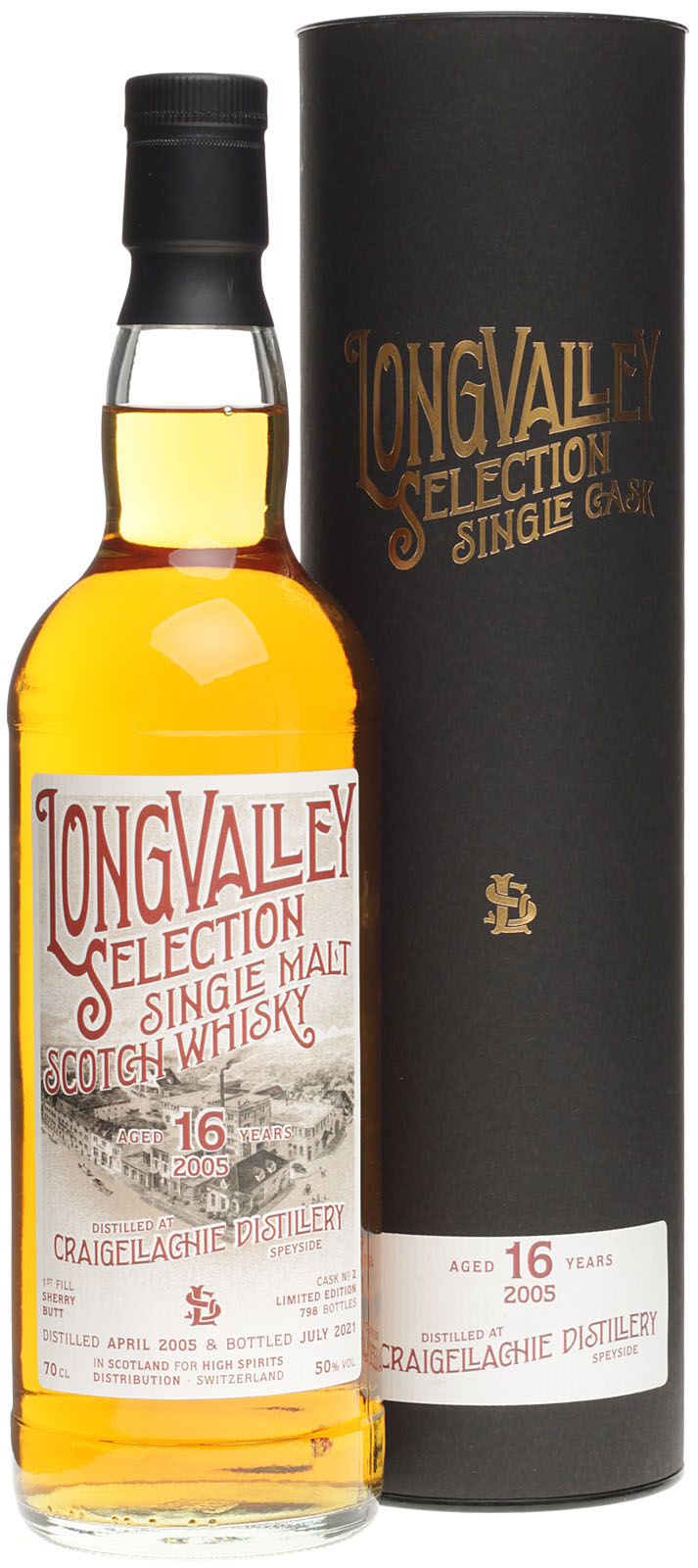 Long Valley Selection Craigellachie First Fill Sherry B