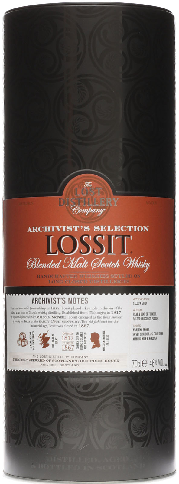 Lost Distillery Archivist Lossit 0,7 Liter 46 % Vol.