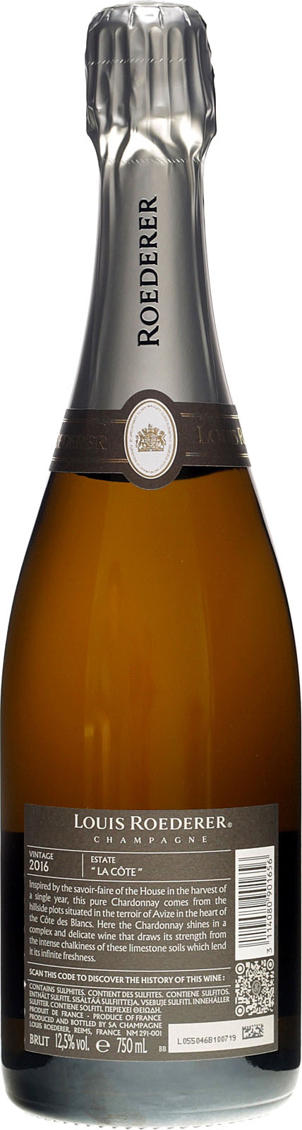 Louis Roederer Champagner Blanc de Blancs Brut 2016