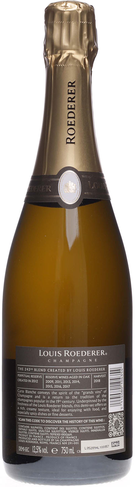 Louis Roederer Champagner Carte Blanche