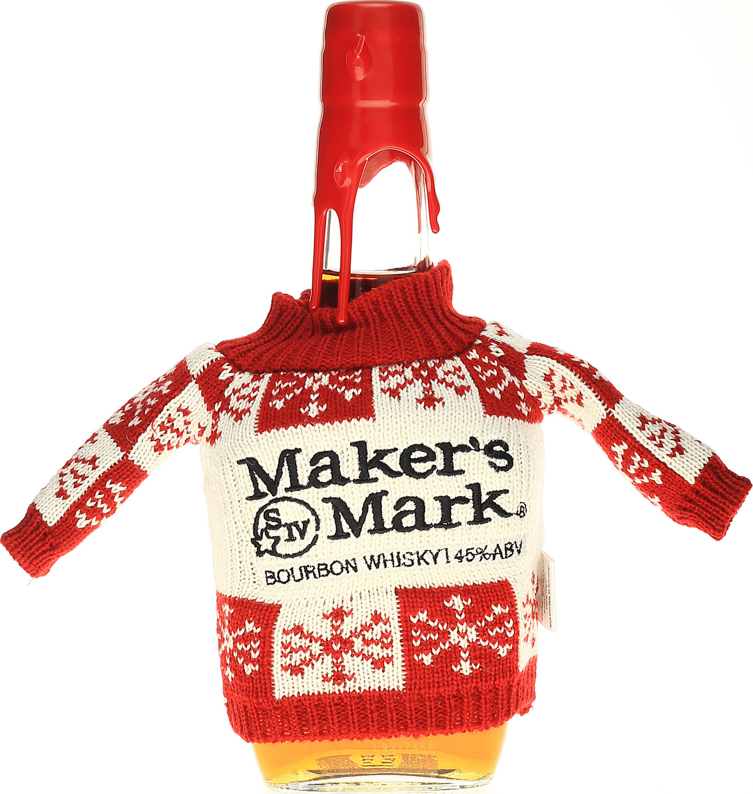 Makers Mark Red Wax mit Pullover, für Liebhaber des Ken