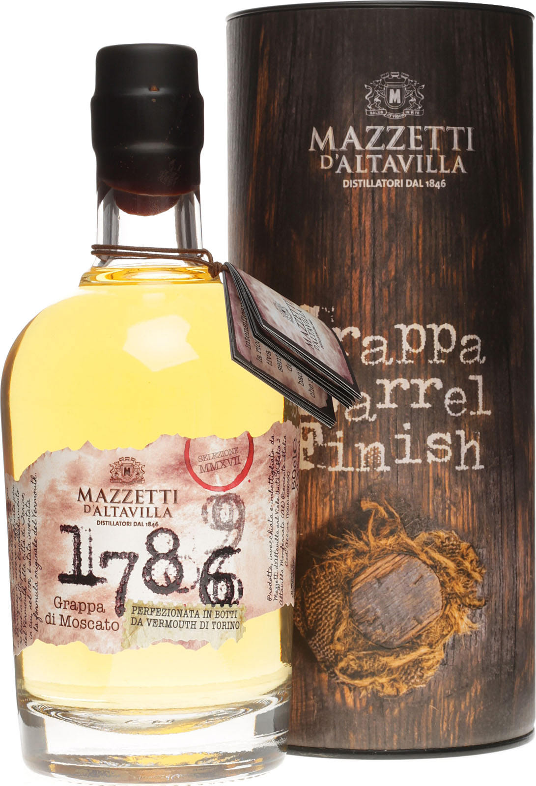 Mazzetti d´Altavilla 1786 Grappa Moscato Vermouth