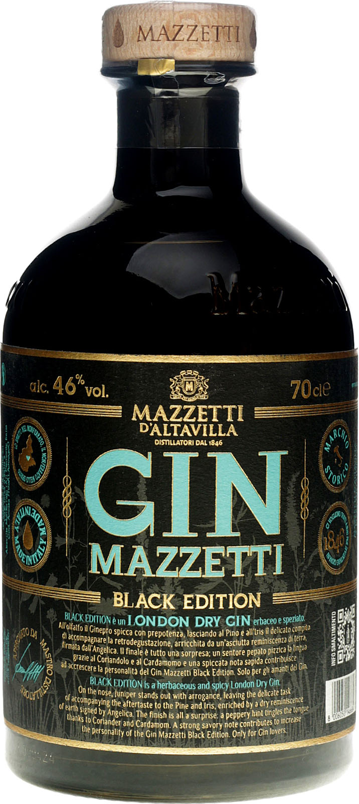 Mazzetti d´Altavilla Black Edition London Dry Gin