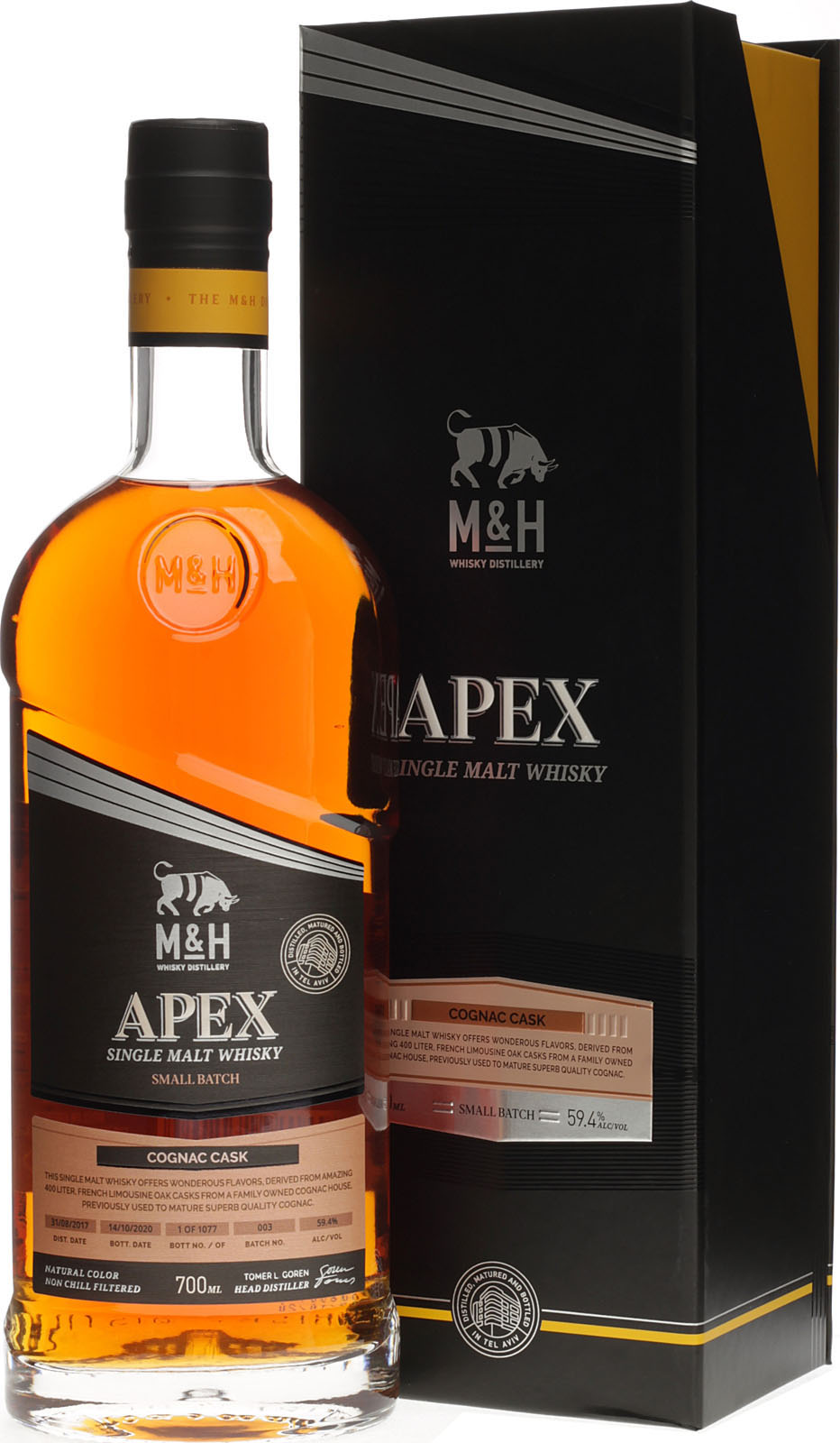 Milk & Honey Single Malt Whisky APEX - Cognac Cask